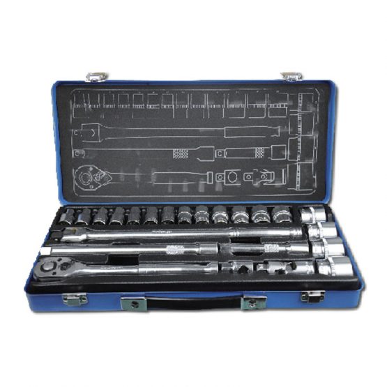 Socket Set 24 Pcs 1/2 inch DR 6PT / 12PT – Multipro